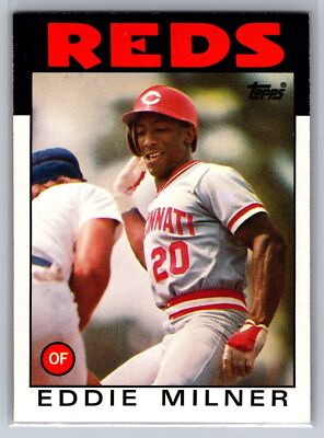 1986 Topps Eddie Milner #544 Cincinnati Reds | eBay
