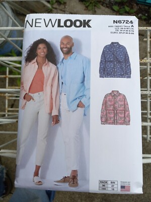 New Look Sewing Pattern 6724 Shirts A (XS-S-M-L-XL) | eBay