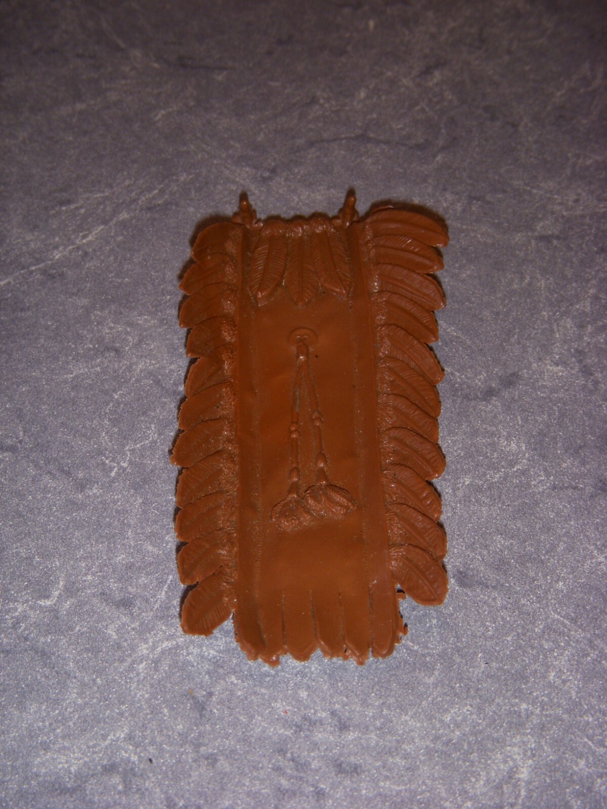 Vintage MARX TOYS, JOHNNY WEST, GERONIMO, BROWN HEADDRESS ACCESSORY ...