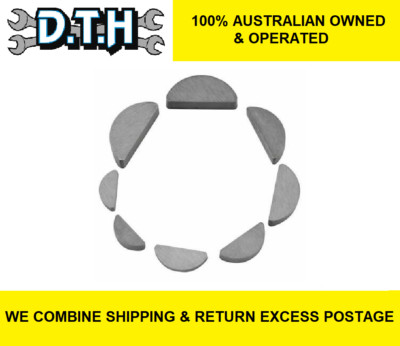 80 PIECE WOODRUFF KEY ASSORTMENT GRAB KIT HALF MOON 3X5X13MM - 6X9X22MM ...