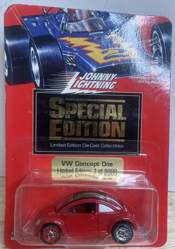JOHNNY LIGHTNING Special Edition Red VW Concept One Limited 1/5000 ...