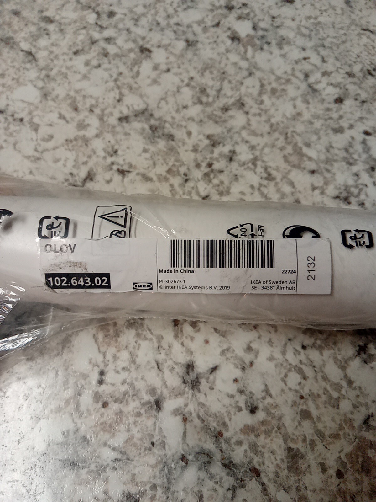 IKEA OLOV Adjustable Metal Table Leg - White (Set of 4) for sale online ...