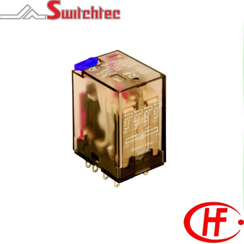 Hongfa HF18FH Series 3 Pole 7A Change Over Plug in relay 24VDC Coil | eBay