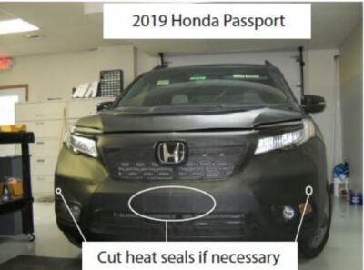 Lebra Front End Mask Bra Cover Fits: HONDA Passport 2019 2020 2021 19 ...