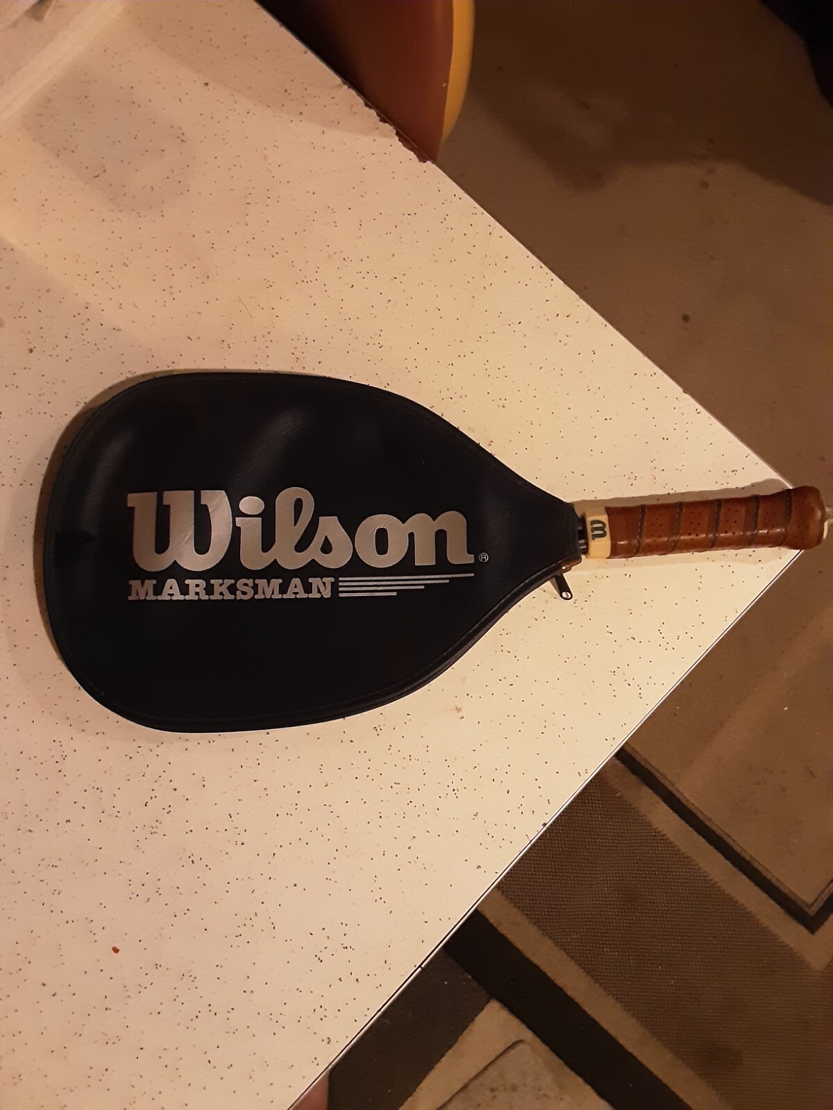 Used Wilson Marksman CO85 Racquetball Racquet with cover | eBay