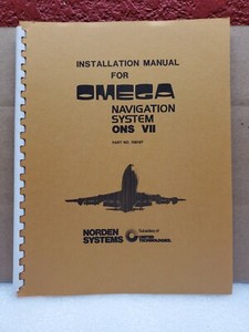 Installation Manual Omega Navigation System ONS VII 156187 | eBay