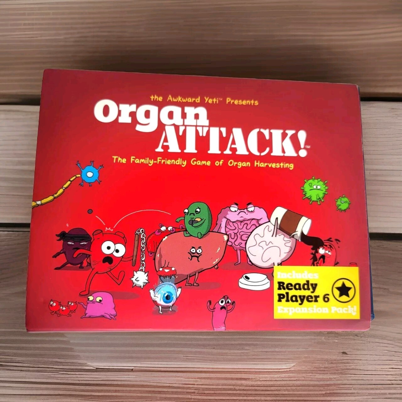 Organ Attack Card Game Family Friendly Game of Organ Harvesting Awkward ...