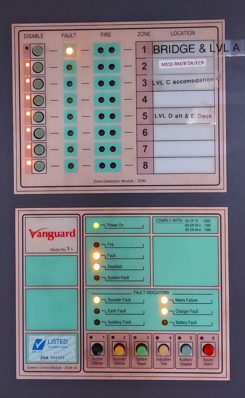 Vanguard V5 Advance Fire Extinguishing Panel 1227 for sale online | eBay