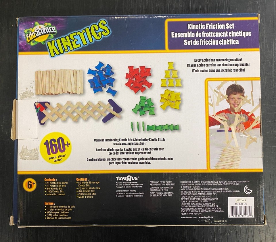 EduScience Kinetics 160+ Pieces Kinetic Friction Set 100% Complete | eBay