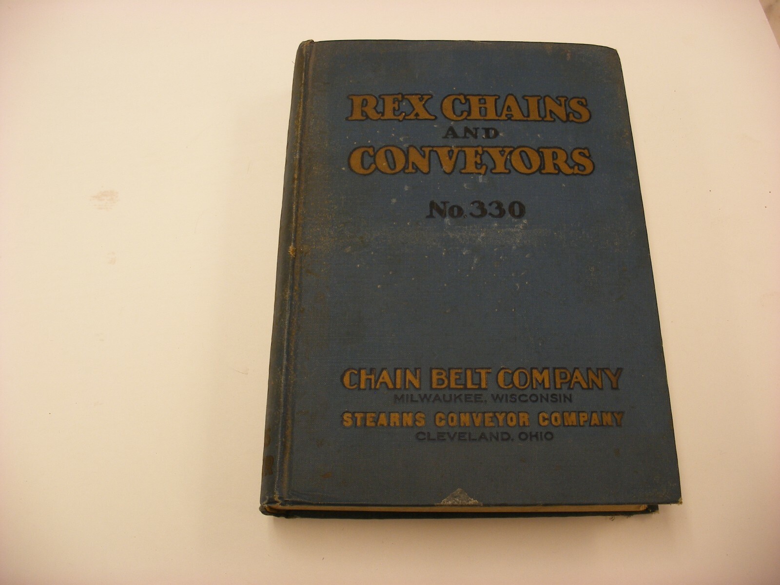 Vtg REX Chains and Conveyors No 330 Chain Belt Company Milwaukee WI ...
