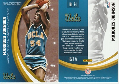 MARQUES JOHNSON HUGE RESALE / INVESTMENT LOT (120) UCLA COLLEGIATE ...