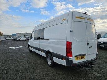 2019 ON 69 PLATE MERCEDES BENZ SPRINTER 516CDI LWB CREW VAN ULEZ FREE ...