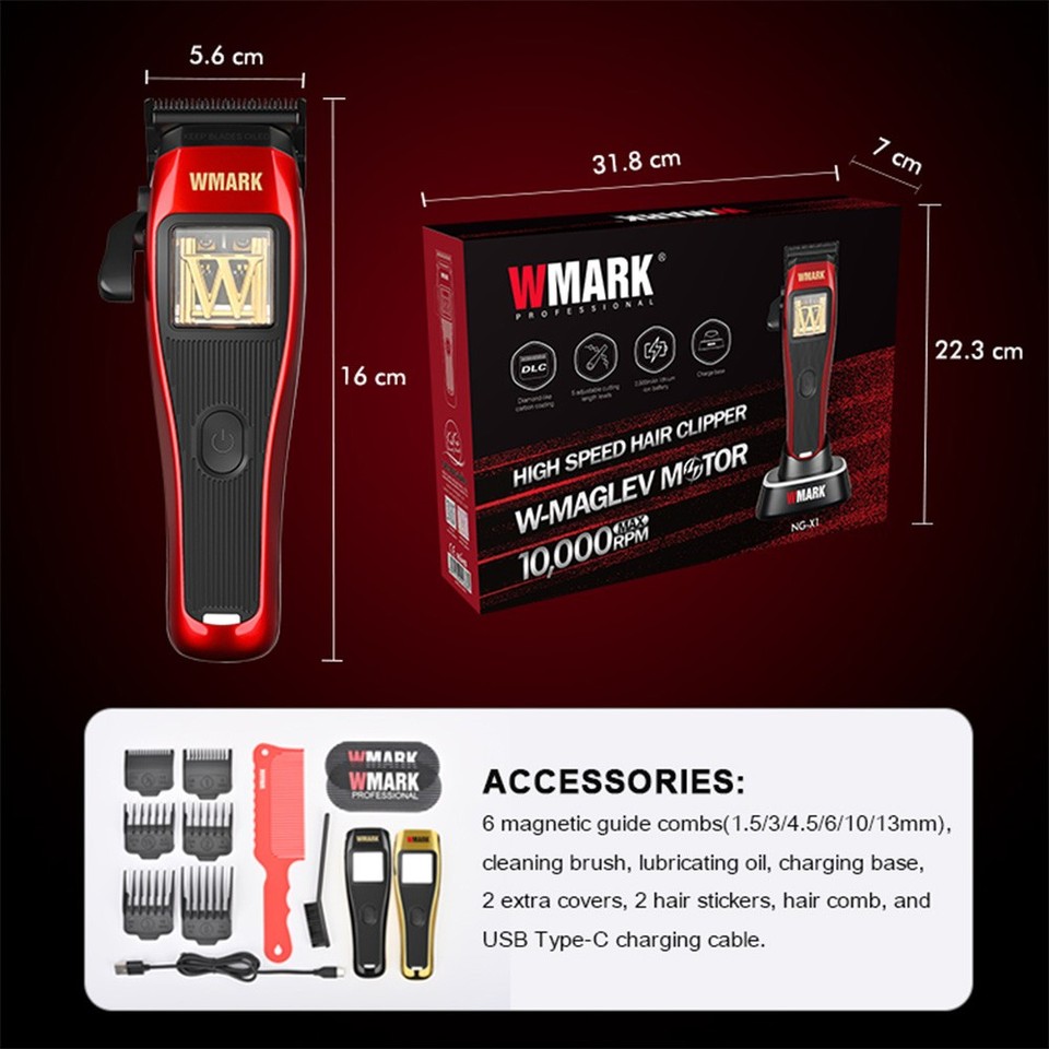 W MARK NG-X1 Vector Motor Hair Clipper | eBay