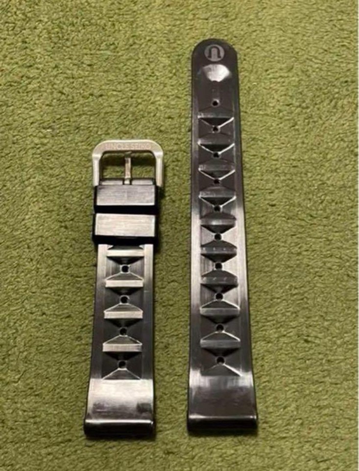 Seiko Type Waffle Rubber Band for 6105-8000 Used No Customs Fees US | eBay