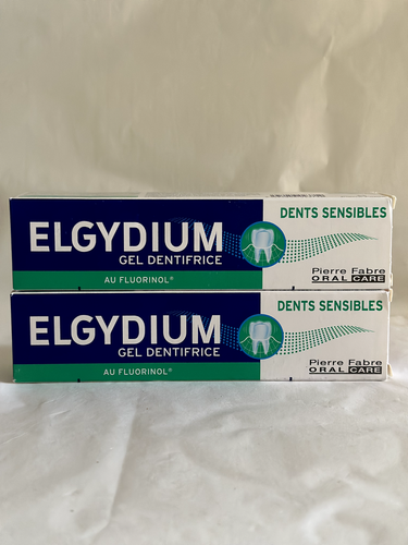 Elgydium Sensitive 2 pack Toothpaste Made in Europe 75 ML ship from US ...