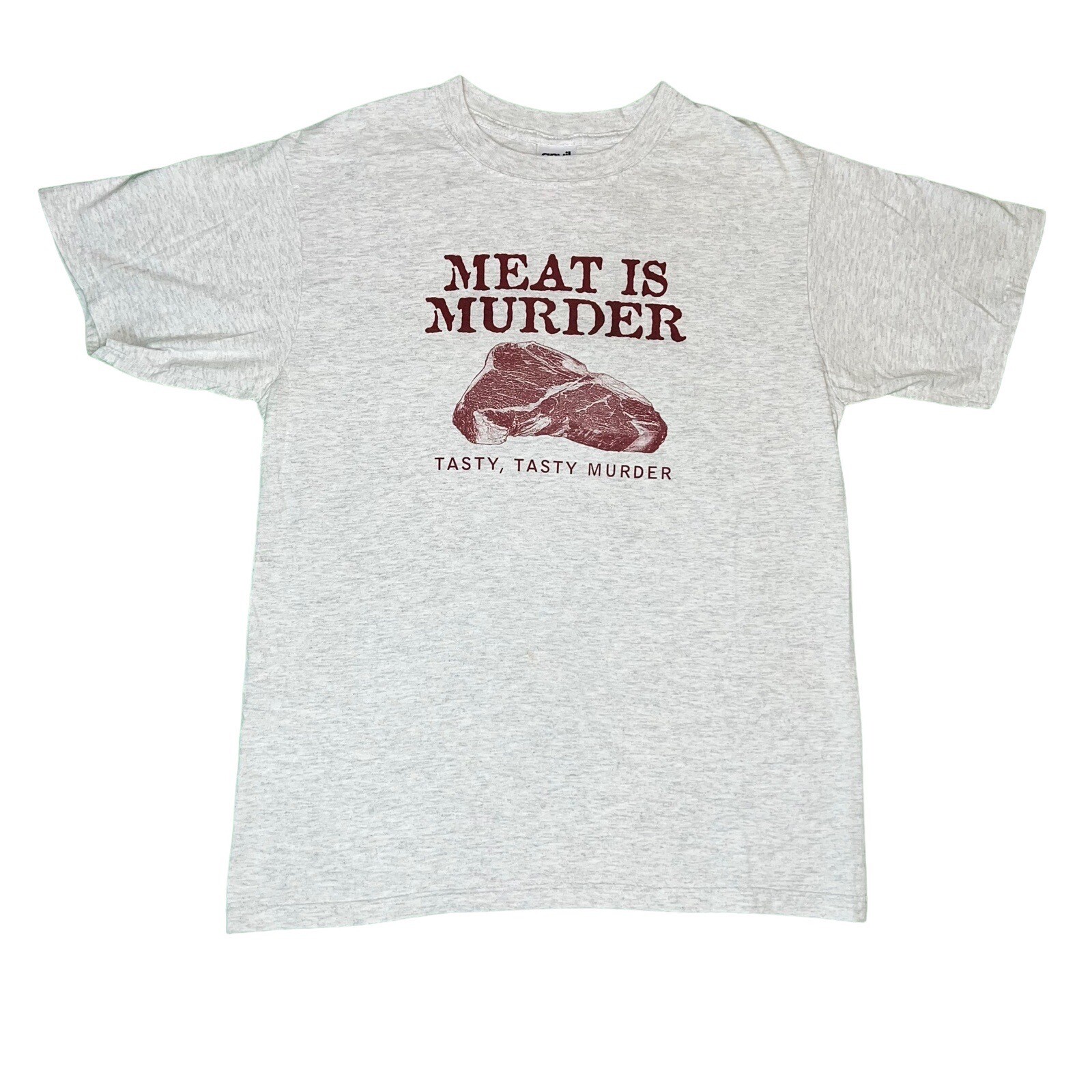 Vintage Meat Is Murder Tasty, Tasty Murder T-Shirt | eBay