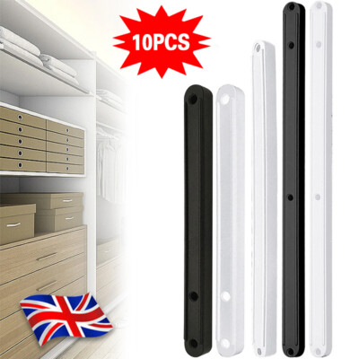 5Pairs/10x Draw Rail Plastic Drawer Slides 235/298mm Draw Runners ...