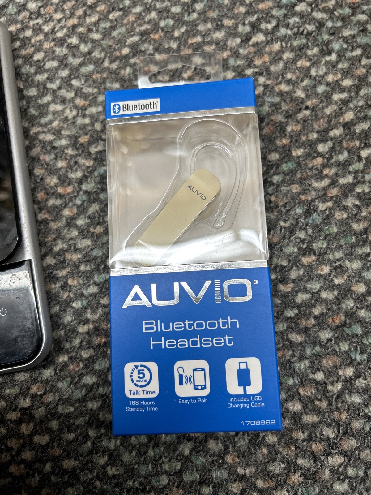 Auvio Bluetooth Headset Wireless Earpiece 1708962white Never Been Open ...