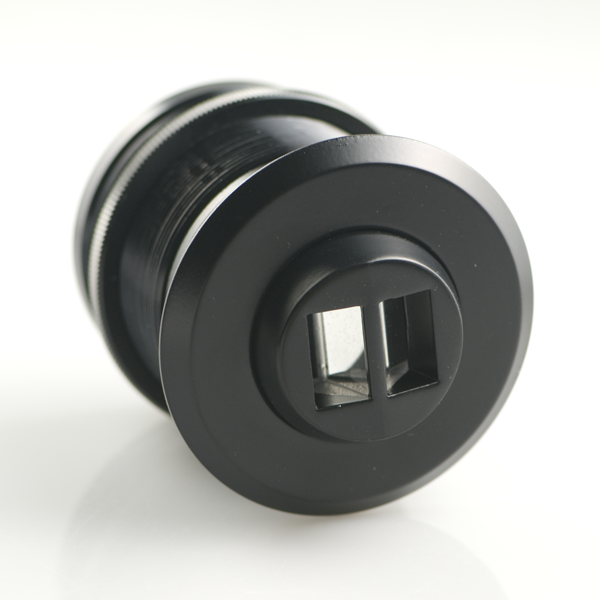 Door Viewer DS238 Metallic Ultra Wide Angle Door Scope - Black Anodized ...