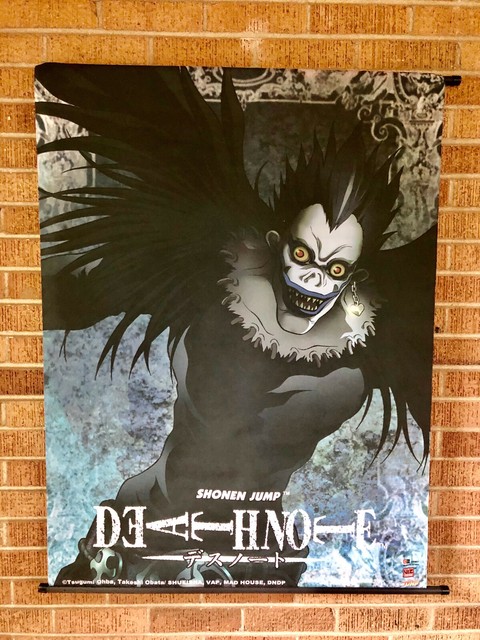 Shonen Jump Death Note Anime Canvas Wall Scroll VIZ Media by Ohba ...