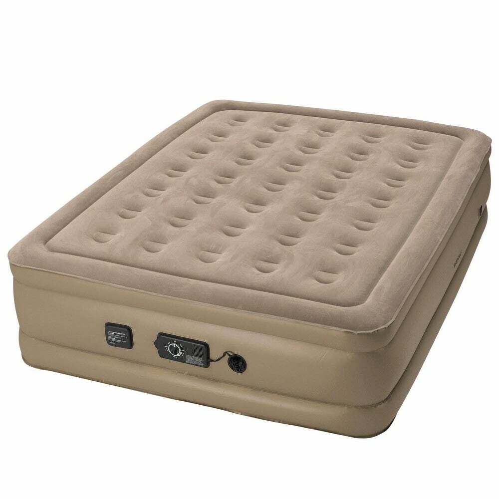 Inflatable Air Mattress Pillow Rest Travel Comfort Airbed Camping ...