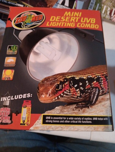Zoo Med Mini Desert UVB Lighting Combo | eBay