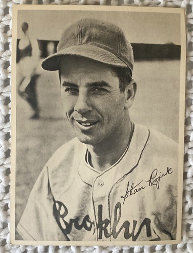 1942 Brooklyn Dodgers Stan Rojek Black and White Photo 6.5 x 9 Inch | eBay