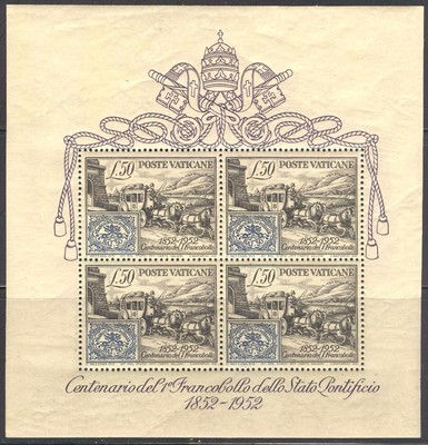 Vatican Stamps - Vatican 1952