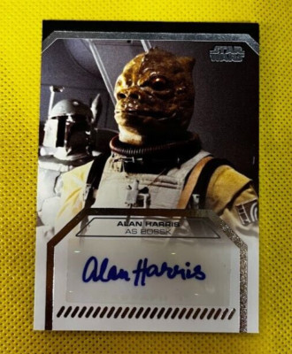 Topps 2013 Star Wars Galactic Files Autograph Alan Harris as Bossk | eBay