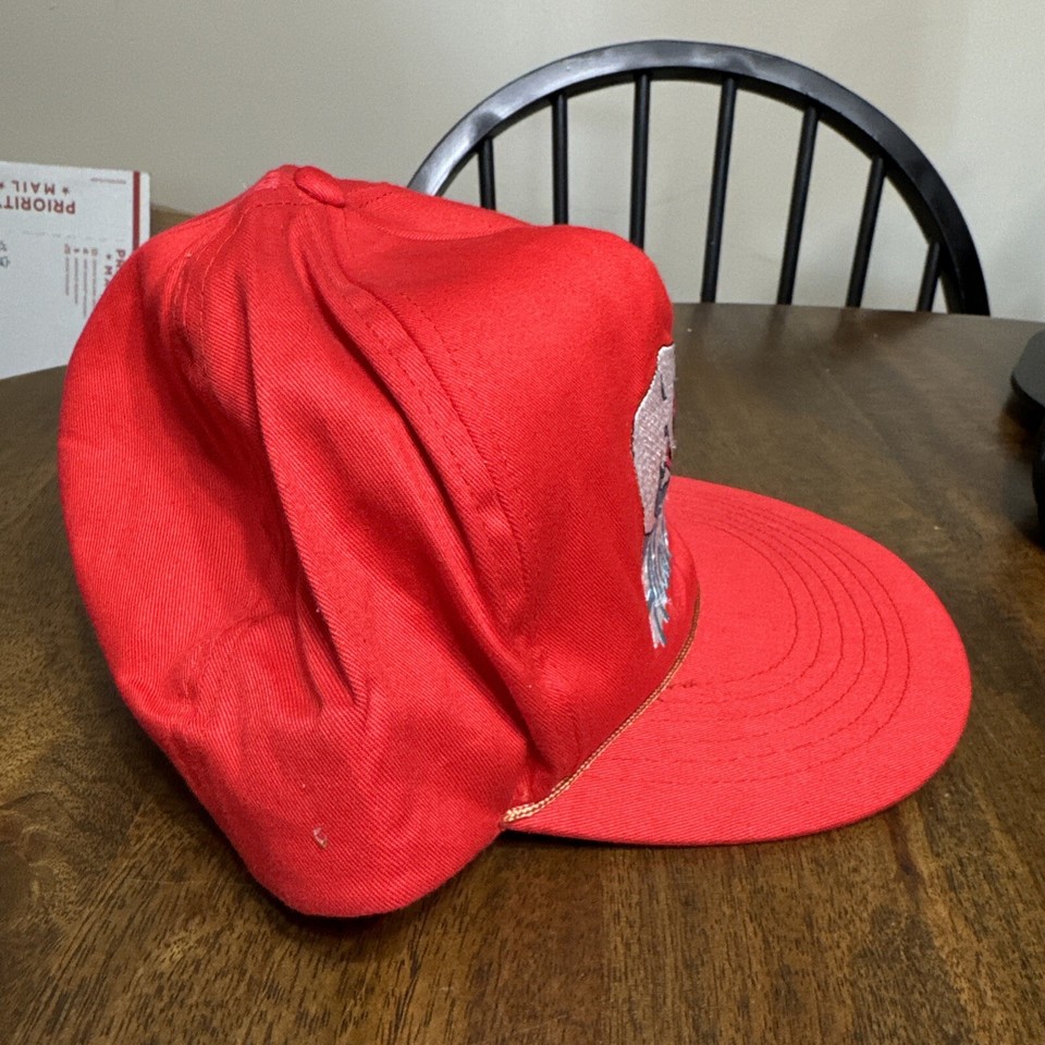 VINTAGE ACE ALASKA 1990 RED ROPE TRUCKER HAT POLAR BEARS SNAPBACK A.C.E ...