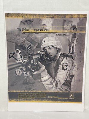 US Army Strength for Now Strength for Later -Game Print Ad Poster Promo ...