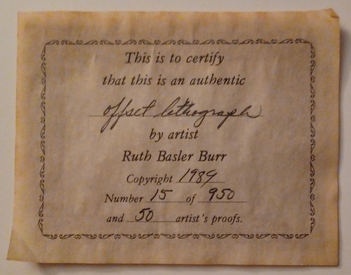 Potpourri by Ruth Basler Burr - Signed Lithographic print #15/950 | eBay