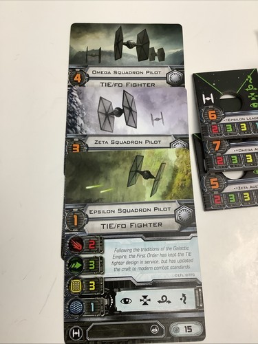 FFG Star Wars X-Wing 2.0 Ver 2 TIE/FO Fighter Expansion Pack Miniatures ...