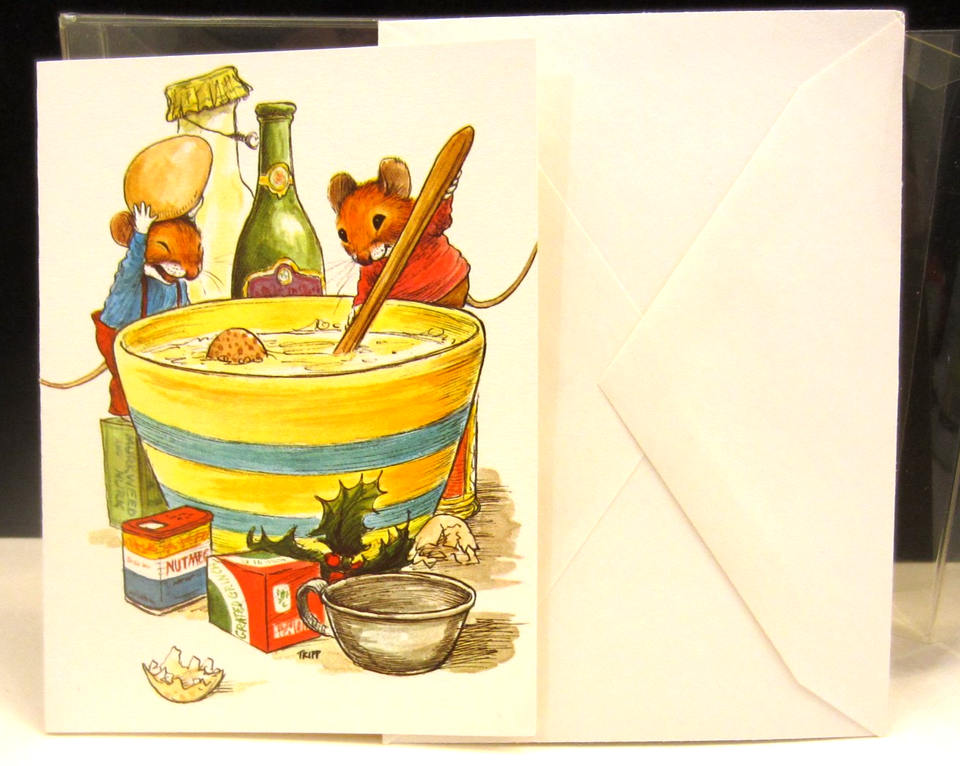 Vintage 1970/1980's Cute Mice Party Invitations PAWPRINTS Wallace Tripp ...