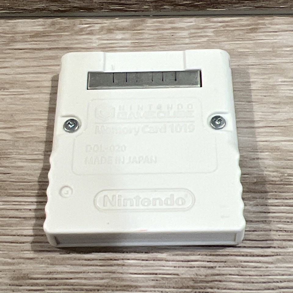 Nintendo GameCube - 1019 - Memory Card - White | eBay
