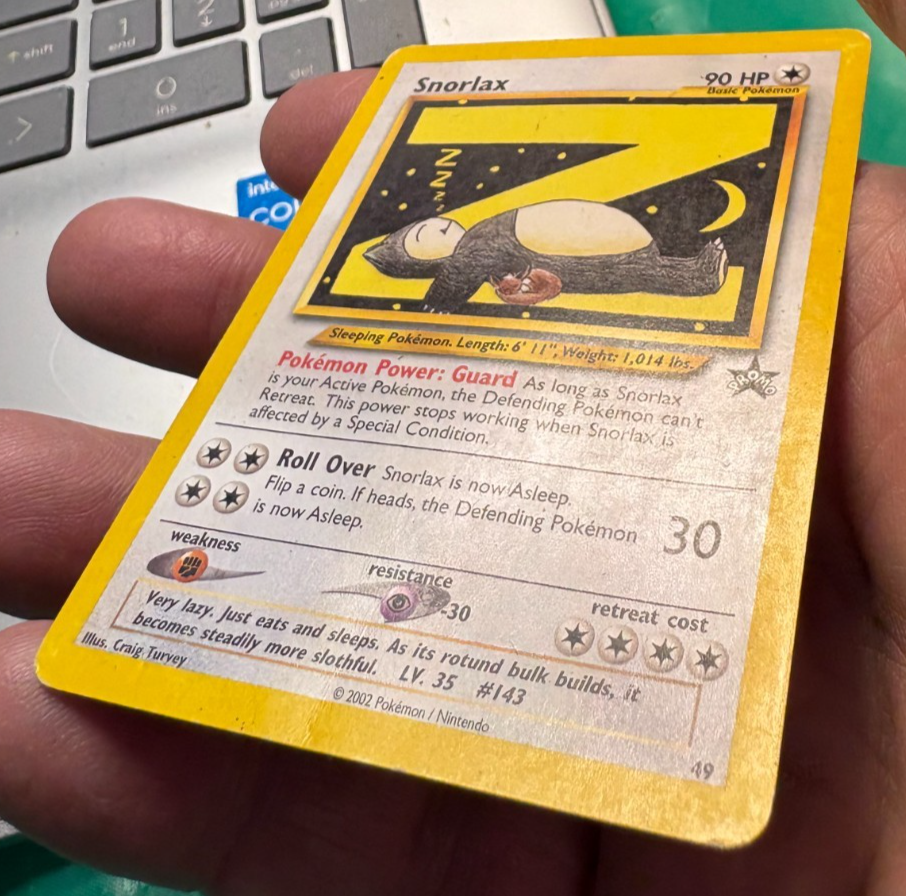 SNORLAX - 49 - Promo Set - Pokemon Card - HP Card | eBay