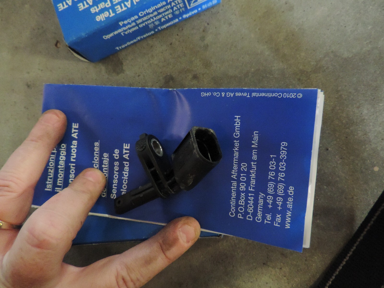 ABS+Wheel+Speed+Sensor+VW+PASSAT+B6+Jetta+GTI+Tiguan+Mk5+Mk6+ATE+LF ...