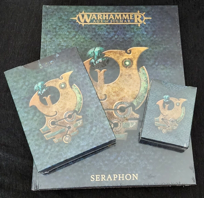 Seraphon Army Book Box Set Battletome Tokens Decks of Cards Warhammer ...