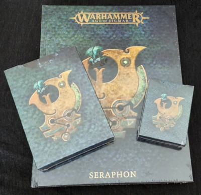 Seraphon Army Book Box Set Battletome Tokens Decks of Cards Warhammer ...