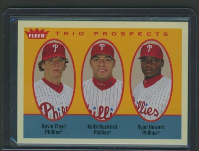 2005 RYAN HOWARD FLEER TRIO Prospects Gavin Floyd ROOKIE RC PHILLIES | eBay