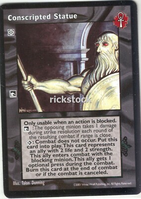 Conscripted Statue x1 BL VTES Jyhad | eBay