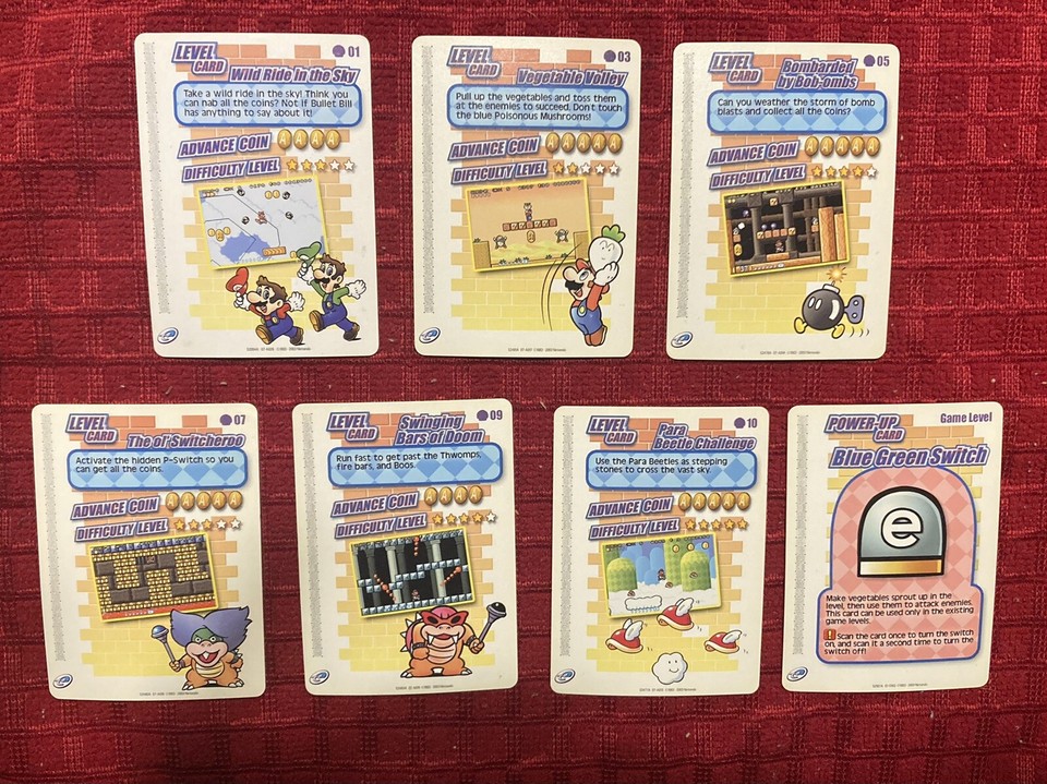 e-reader cards lot Mario Advance 4 & Donkey Kong Jr. | eBay
