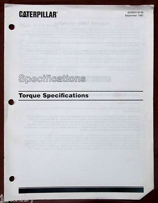 Construction Equip Parts - Cat Torque