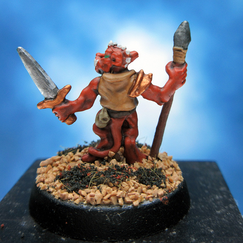 Painted Reaper BONES Miniature Kobold Warrior | eBay