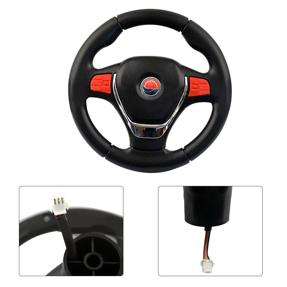 Driving Controller Toy Steering Wheel Stroller Electric Car Children ...