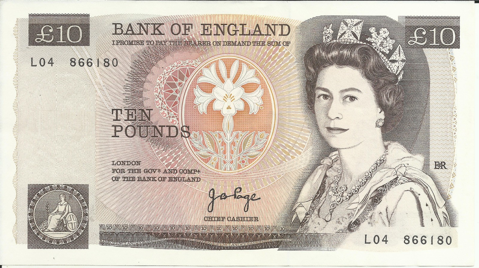 UK GREAT BRITAIN 10 POUNDS P 379. XF++ CONDITION. 3RW 30MAY | eBay