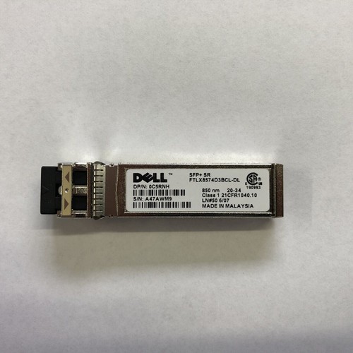 Genuine Dell 10G 850nm SFP+ SR Transceiver Module 0C5RNH C5RNH ...