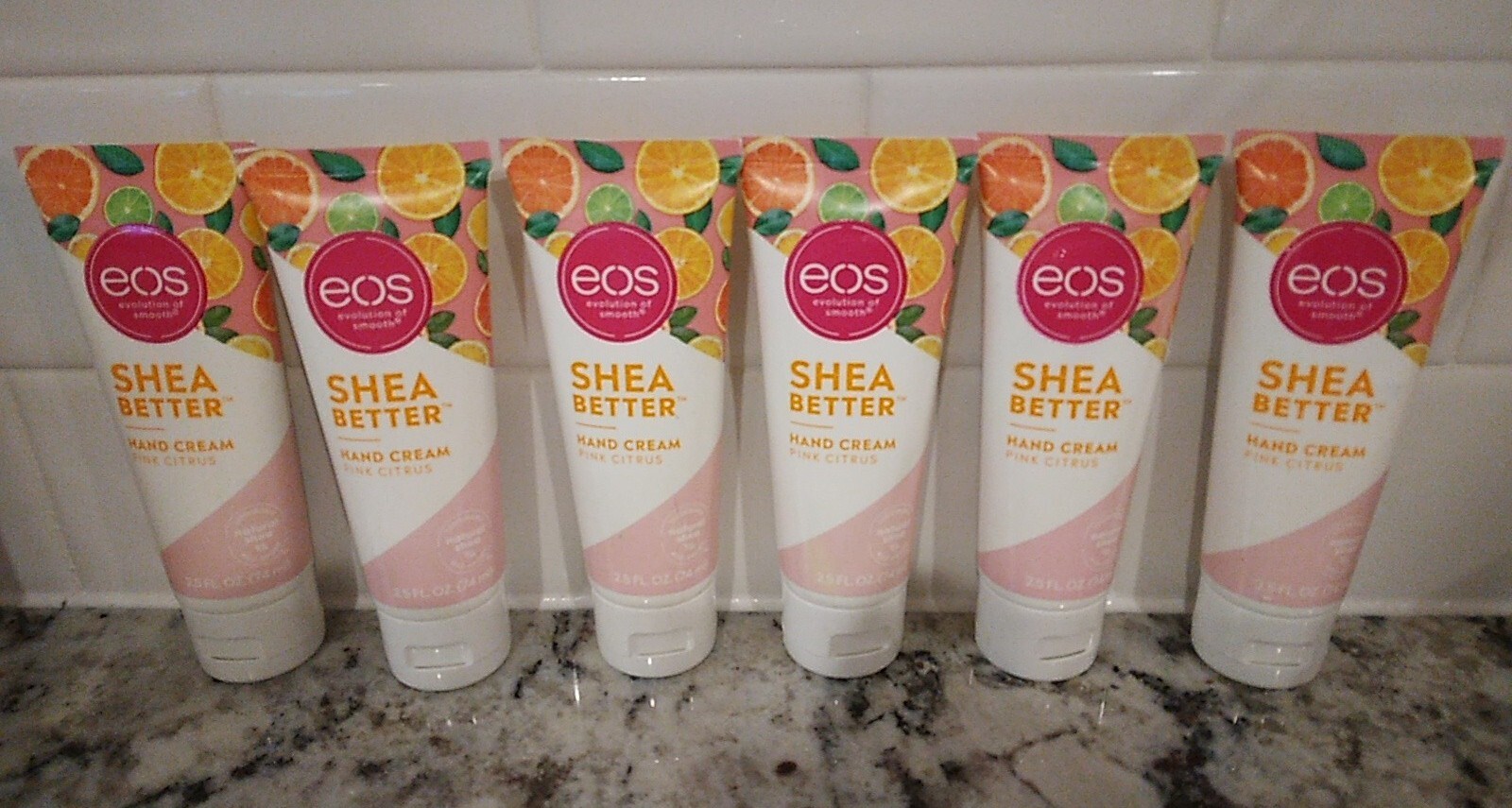 6 Pack EOS, Shea Better, Hand Cream, Pink Citrus, 2.5 fl oz (74 ml) | eBay