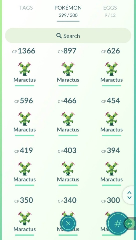 Maractus x1 -x5 x10 x20 - Pokémon Go - Lucky chance - Quick TRADE. | eBay