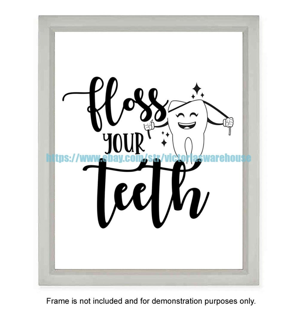 Floss Your Teeth Poster